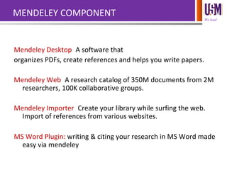 Mendeley | PPT