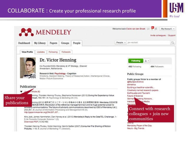 Mendeley | PPT | Operating Systems | Computer Software and Applications