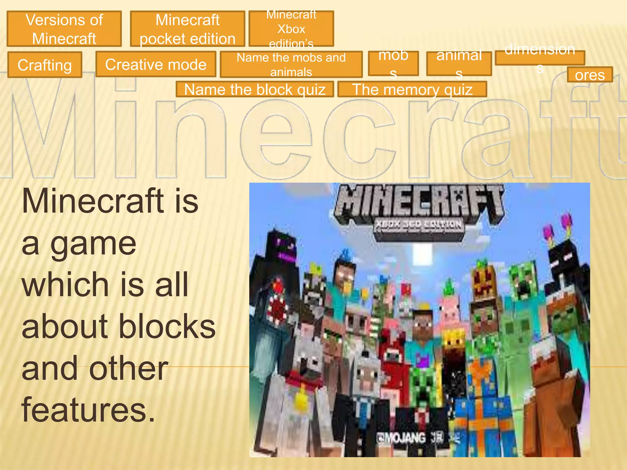 I love mincraft_powerpoint | PPTX