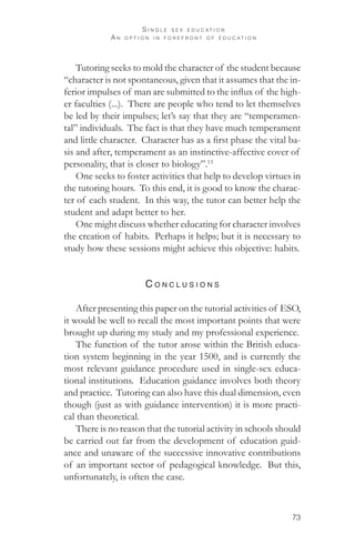 Tutorial praxis in single-sex education | PDF