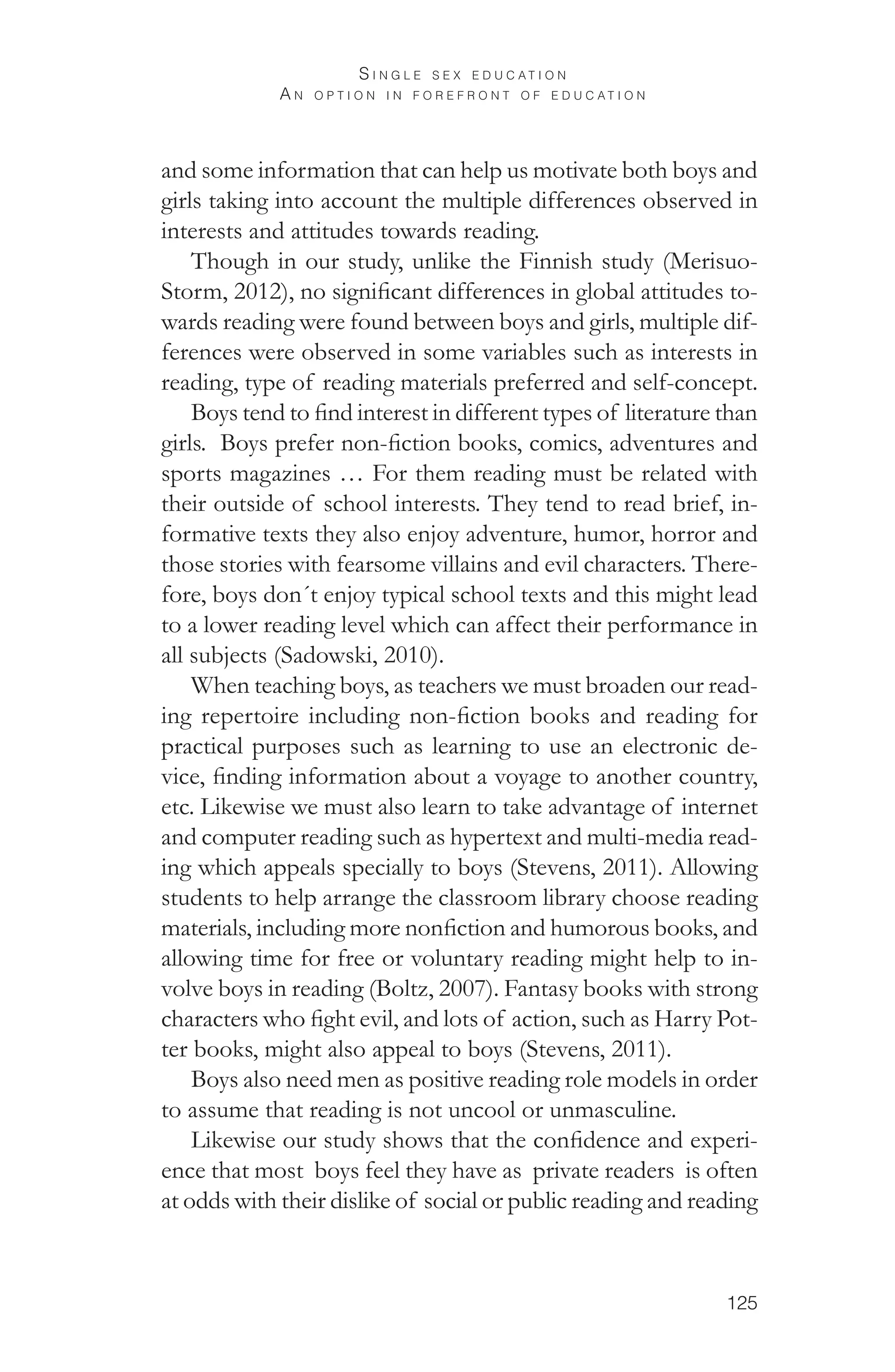 Differences in boys and girls attiudes toward reading | PDF