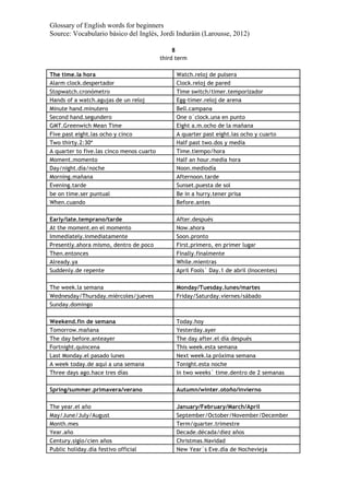 Ilovepdf larousse BEG ESL 1 words | PDF