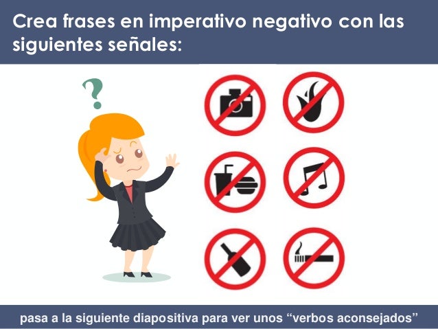 Clase de español preparada: Explicación de el imperativo y actividades