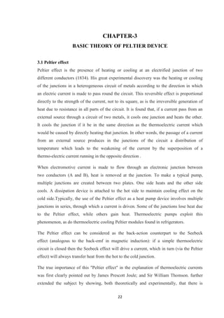 Renewable Energy Based Peltier Refrigeration System | PDF