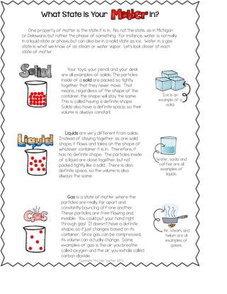 Examples Of Gas For Kids