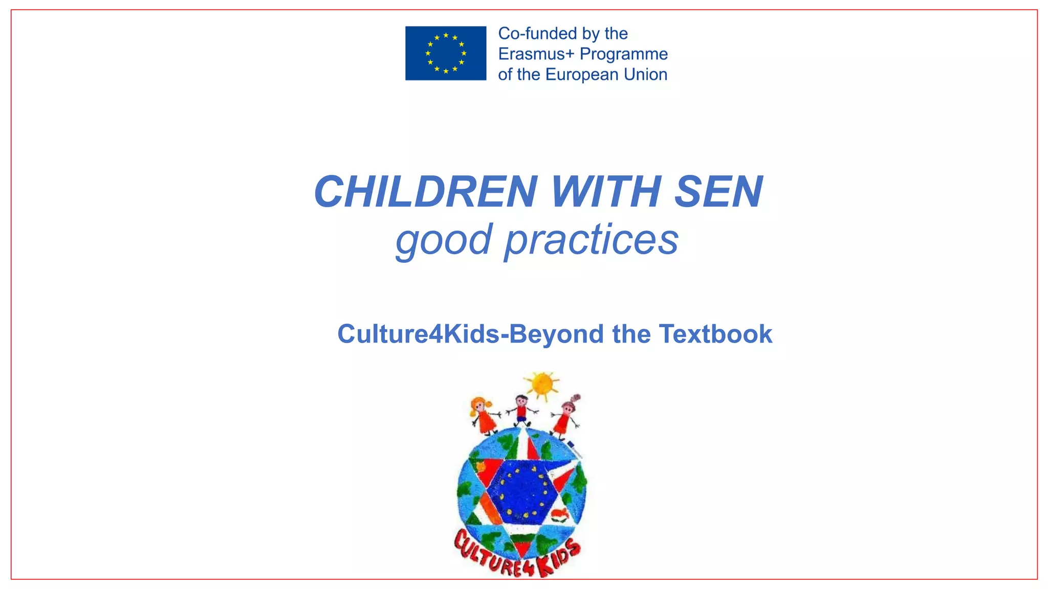 Good practices- Children with SEN | PDF