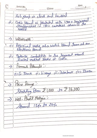 Marketing Management Project Class XII | PDF