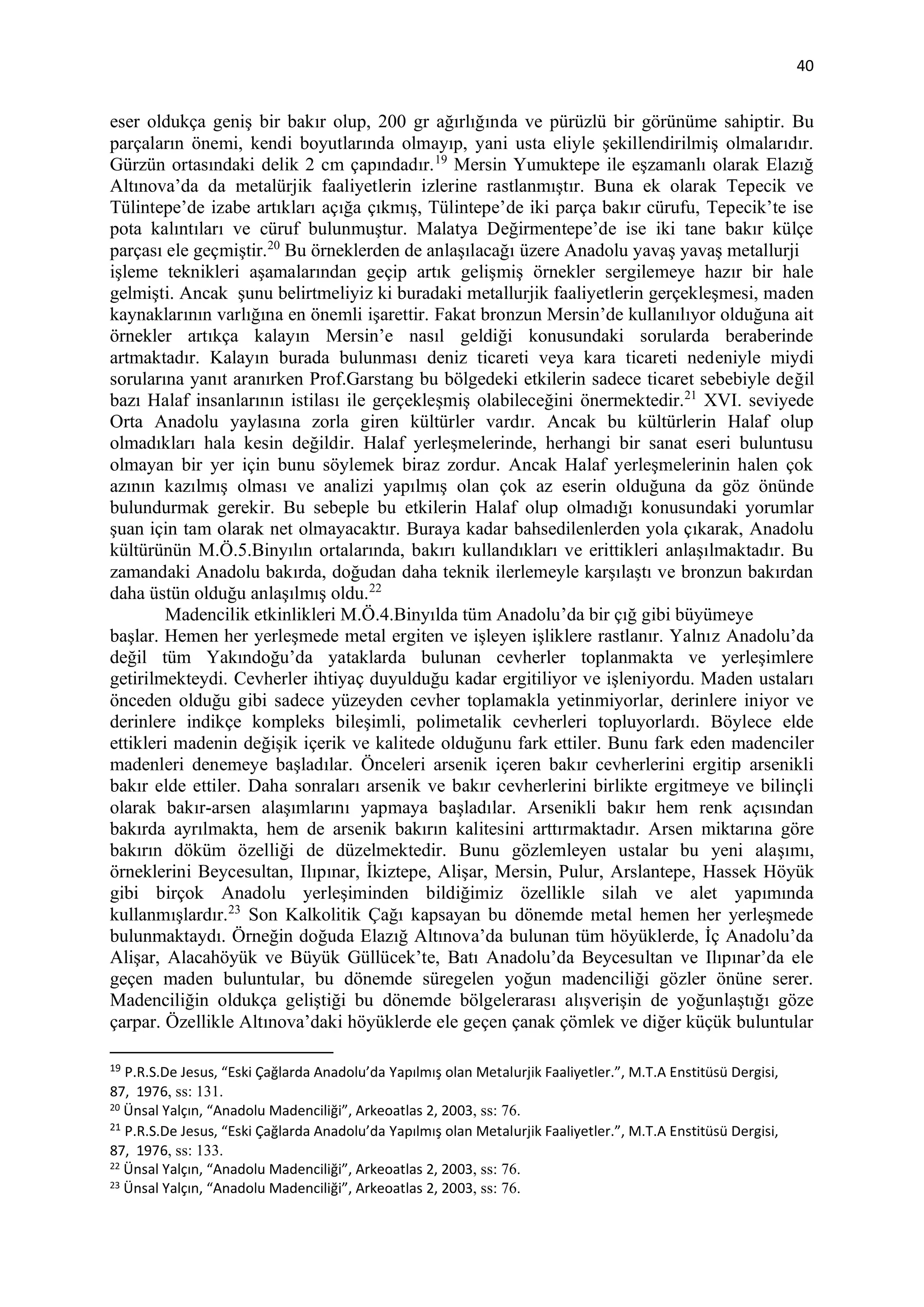 Urartu Maden Sanatı Bitirme Tezi | PDF