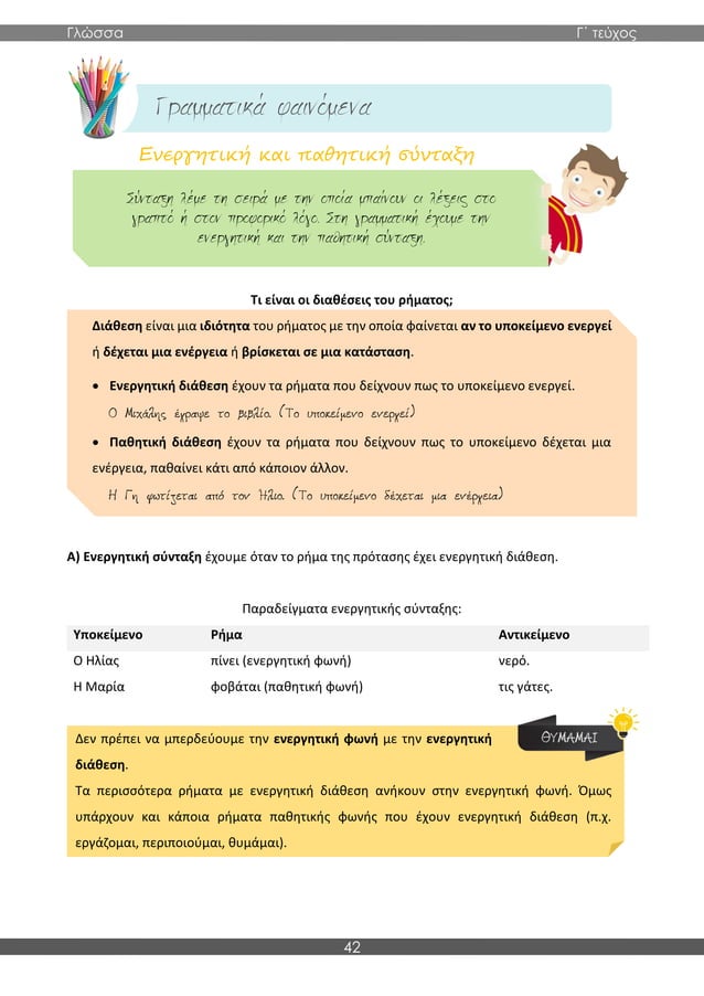 ΣΤ' Δημ Γλώσσα Γ τεύχος | PDF