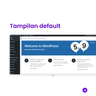Tampilan Tema Dashboard Wordpress | PDF