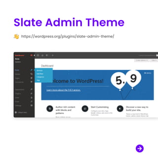 Tampilan Tema Dashboard Wordpress | PDF