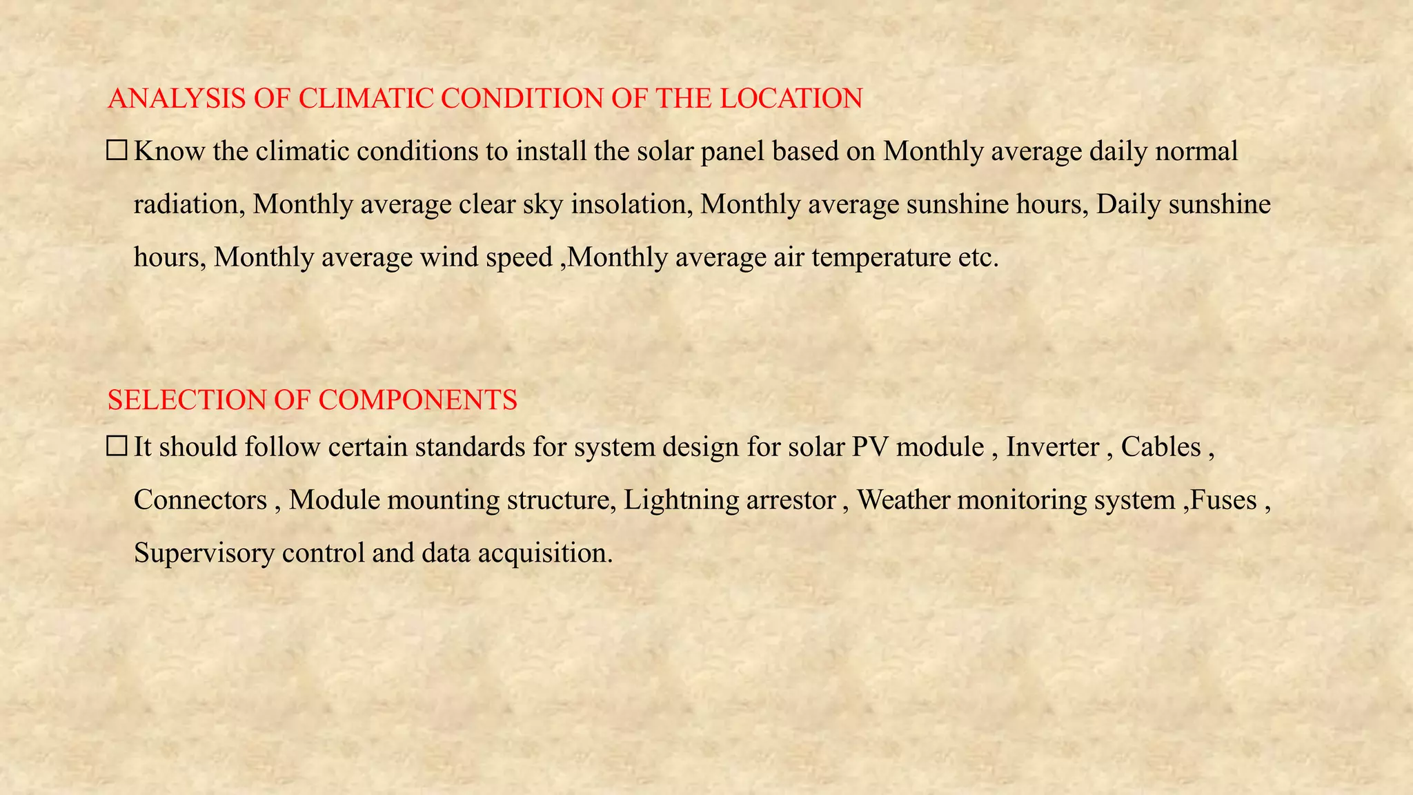 GRID CONNECTED PV SYSTEM & RAPS | PPTX