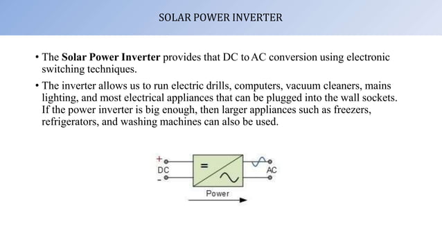 GRID CONNECTED PV SYSTEM & RAPS | PPTX