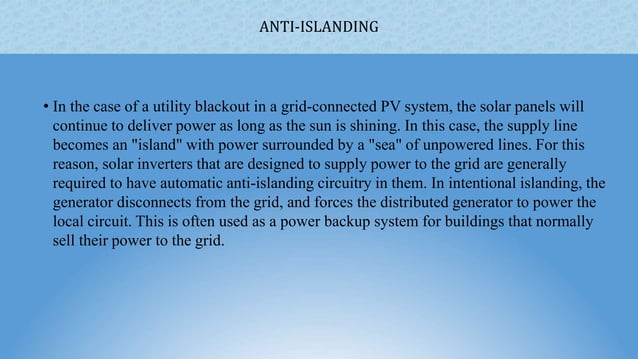 GRID CONNECTED PV SYSTEM & RAPS | PPTX