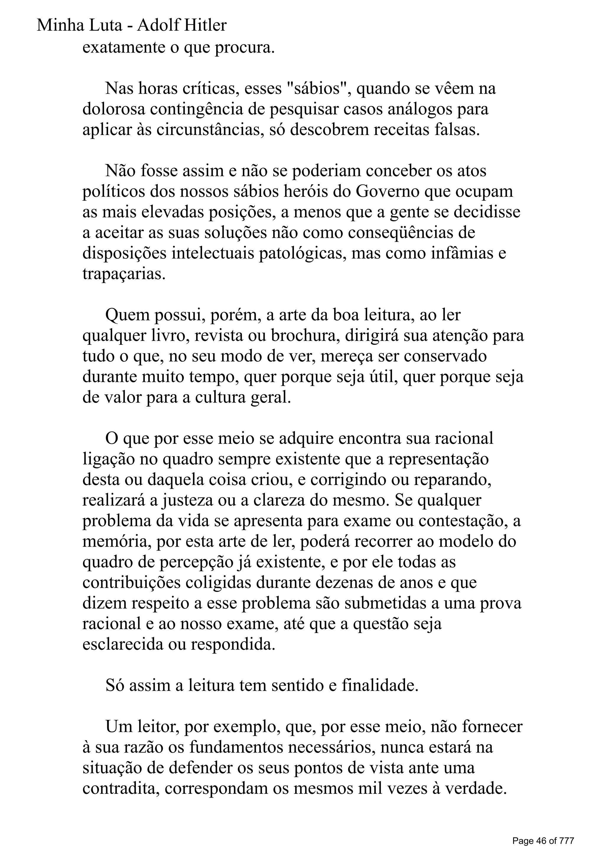 Minha Luta - Mein Kampf - Adolf Hitler - HH 88 | PDF