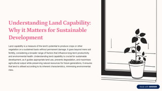 Land capability classification and introduction | PDF