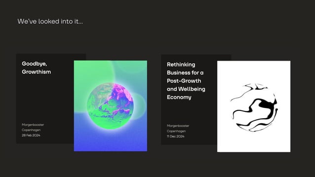 Designing for Ecosystem Transitions - Morgenbooster | PPT