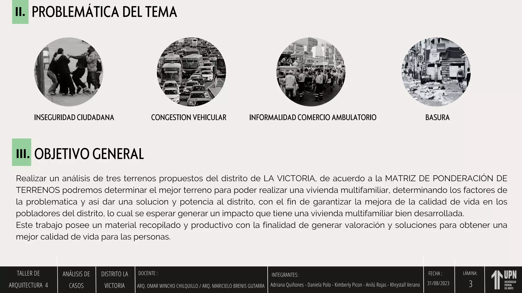 UPN Taller de Arquitectura 4 - Análisis de entorno y contexto - La ...
