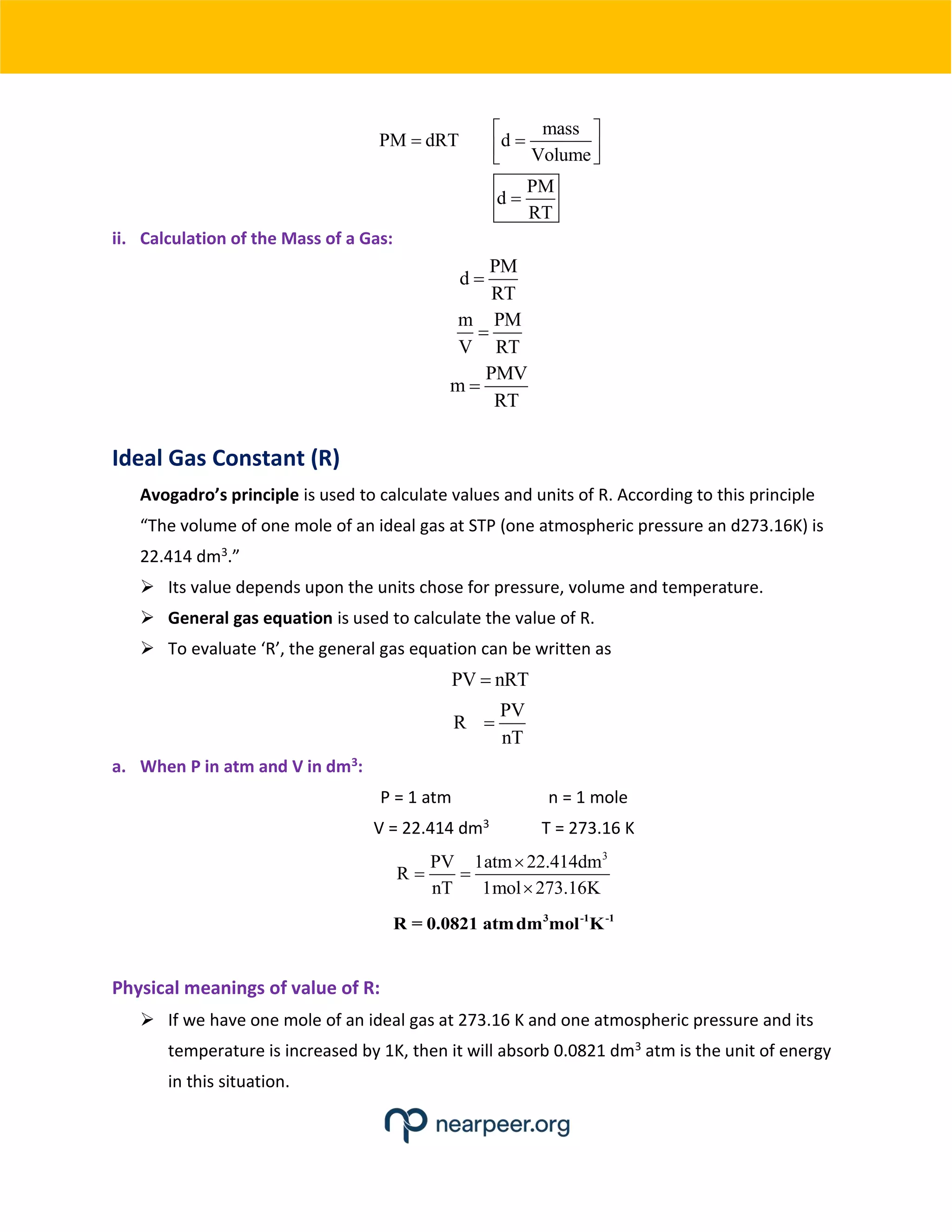 MDCAT Chemistry Notes | Nearpeer | PDF