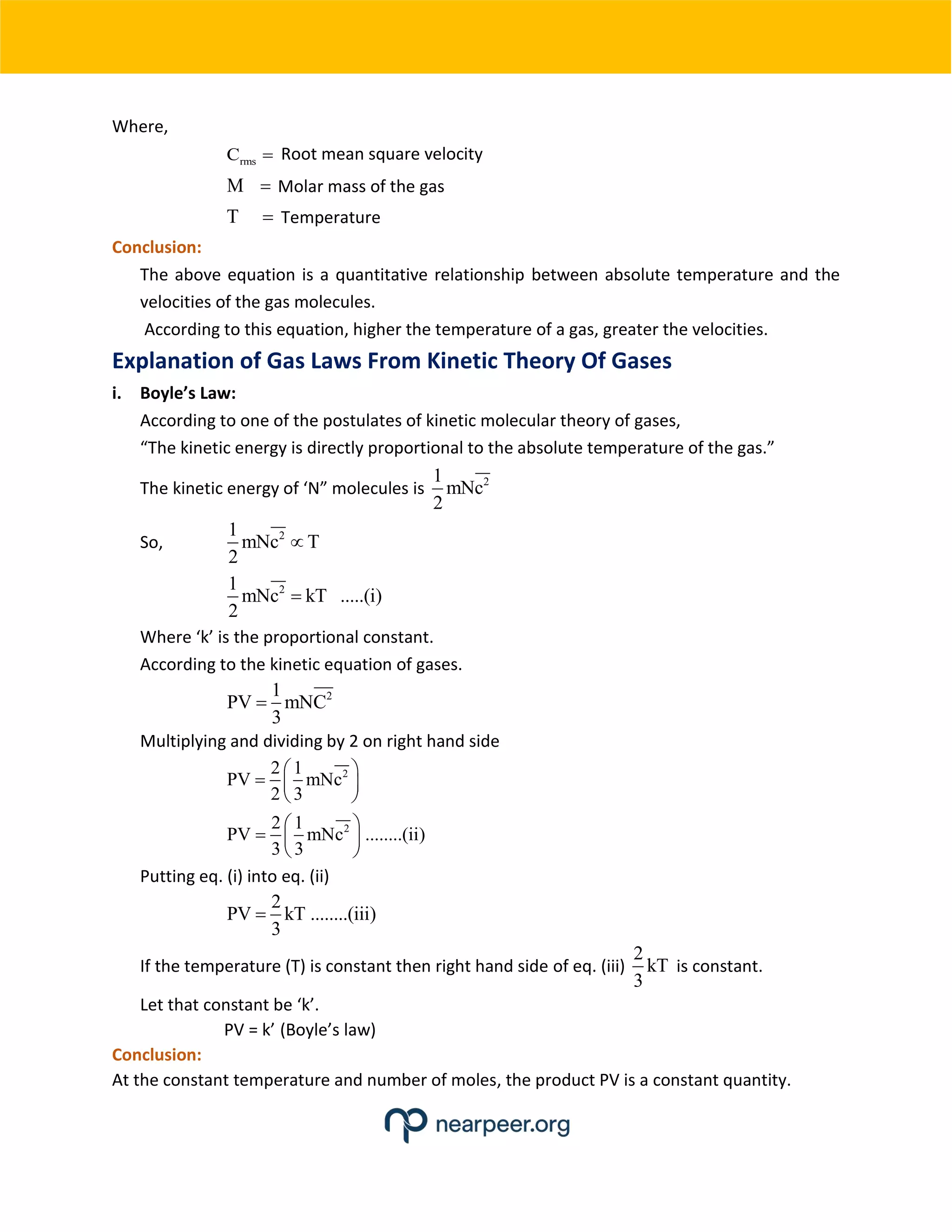 MDCAT Chemistry Notes | Nearpeer | PDF