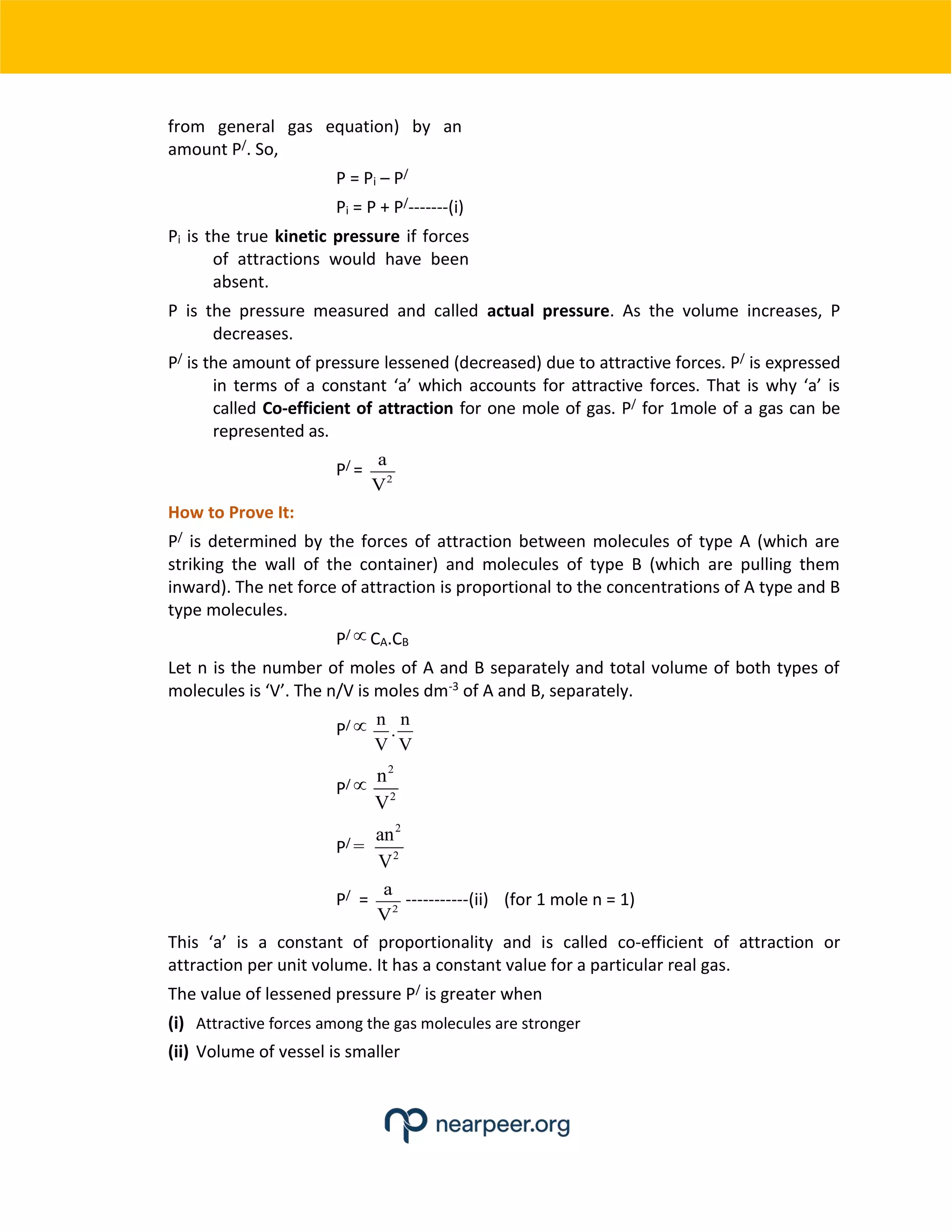 MDCAT Chemistry Notes | Nearpeer | PDF
