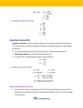 MDCAT Chemistry Notes | Nearpeer | PDF