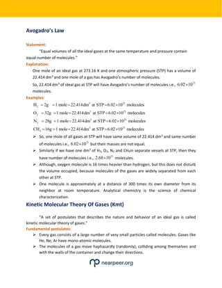 MDCAT Chemistry Notes | Nearpeer | PDF