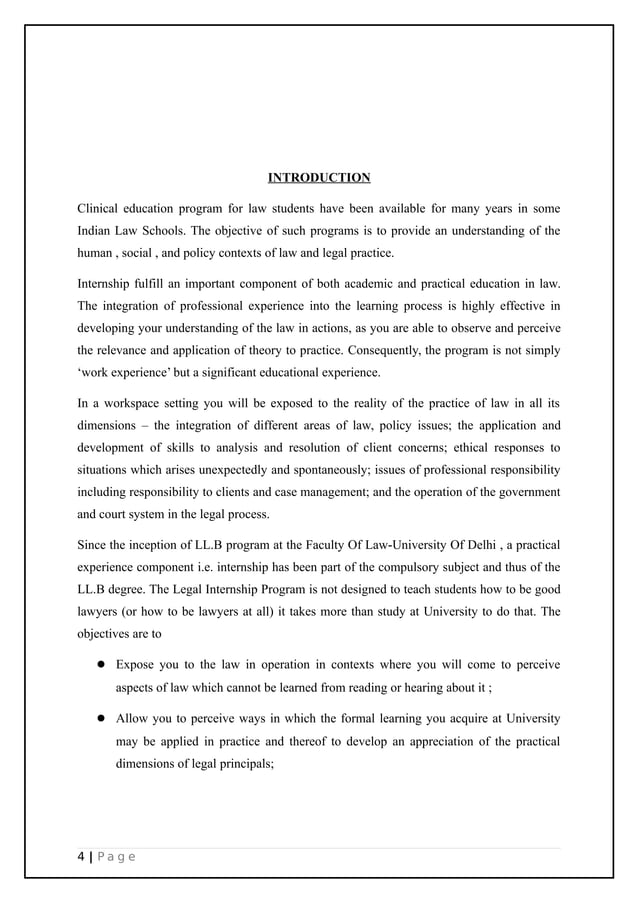 COURT DIARY / INTERNSHIP REPORT | PDF