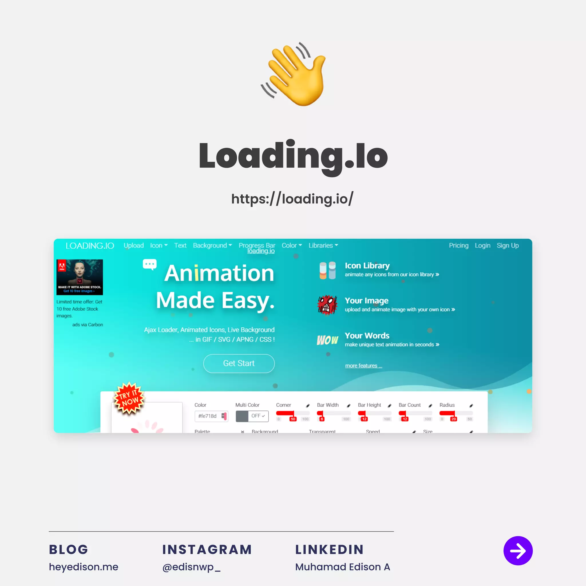 Animasi Icon Untuk Kebutuhan Projek Web Desain kawan. | PDF