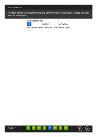 B1 Unit 1 Progress Test | PDF