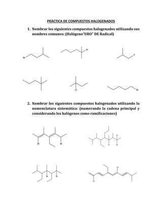NOMENCLATURA ORGÁNICA | PDF