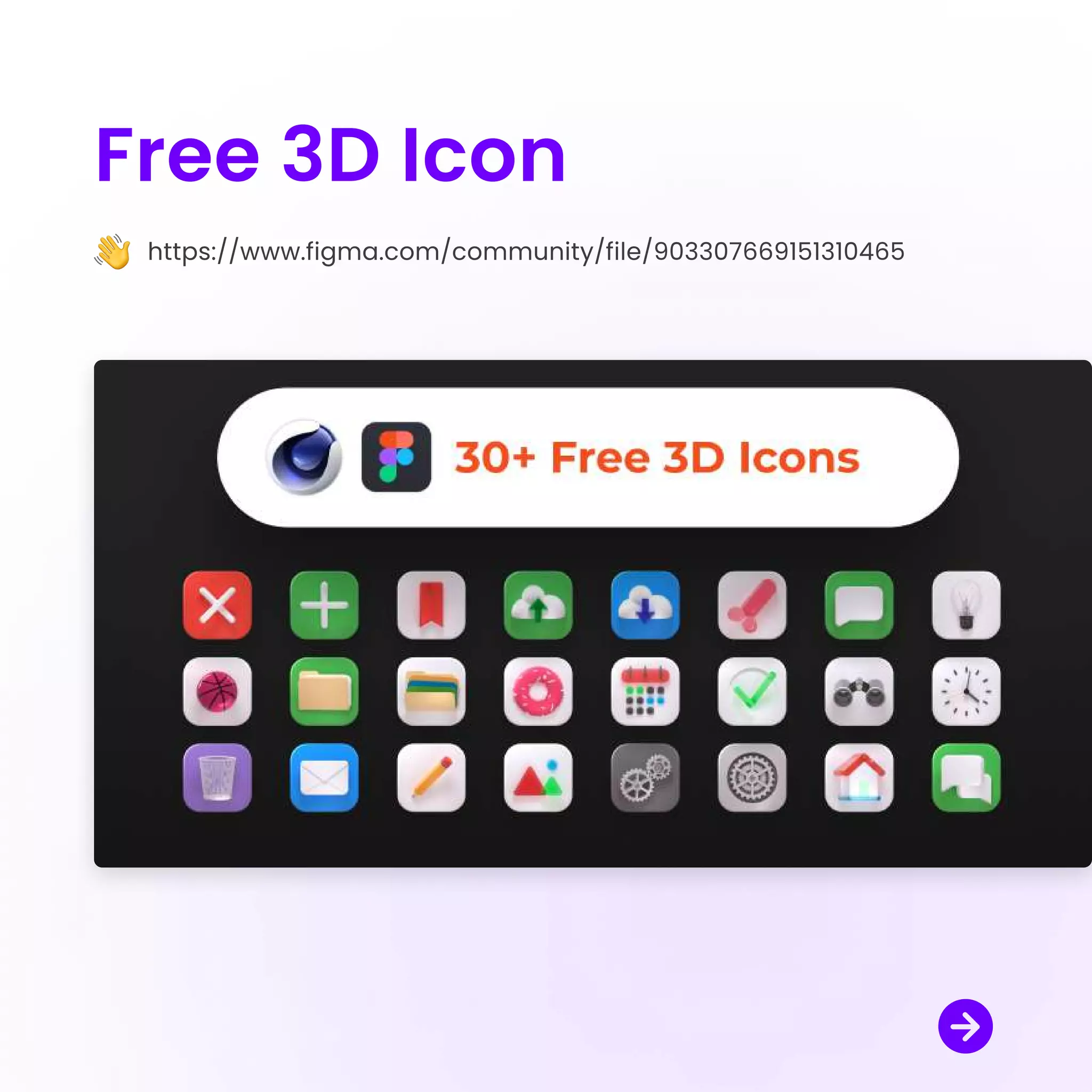 3D Icon Gratis di Figma | PDF