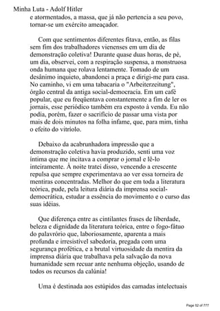 Minha Luta - Mein Kampf - Adolf Hitler - HH 88 | PDF