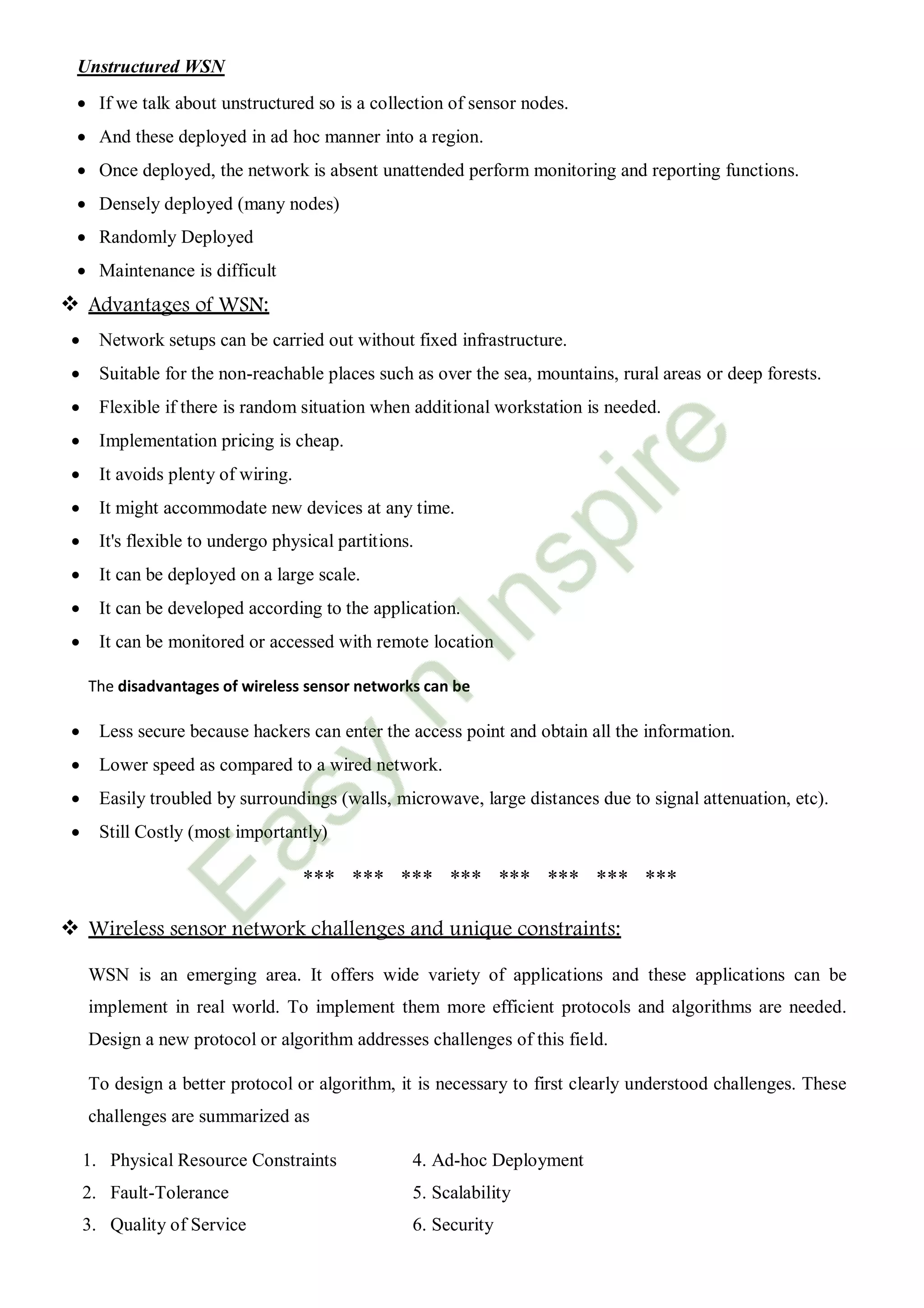 Wireless Sensor Networks Unit 1 Pdf