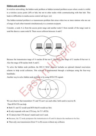 Wireless Sensor Networks UNIT-2 | PDF