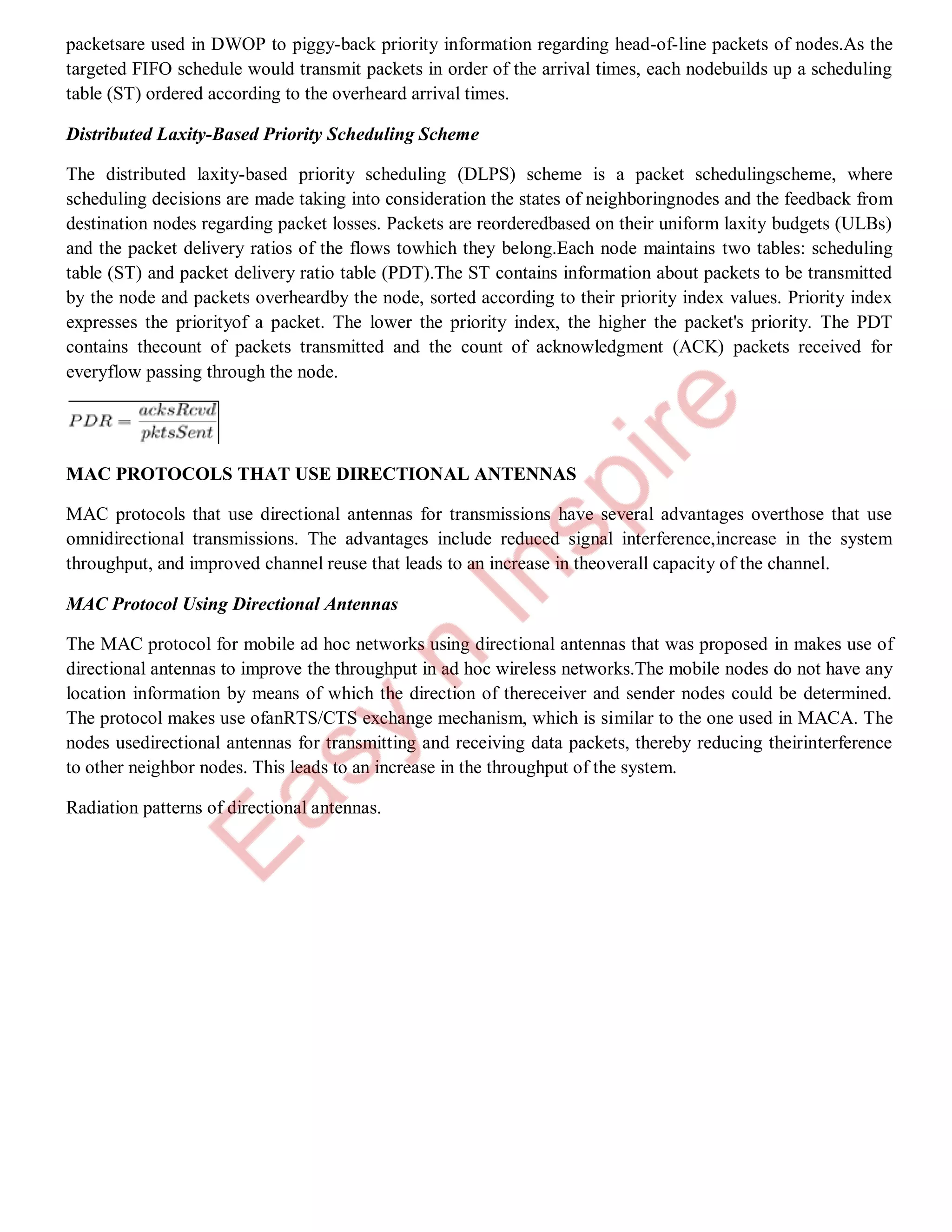 Wireless Sensor Networks UNIT-3 | PDF