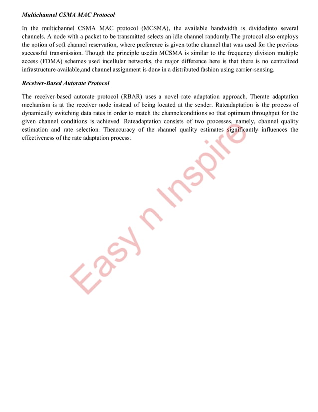 Wireless Sensor Networks UNIT-3 | PDF | Computer Networking | Computing