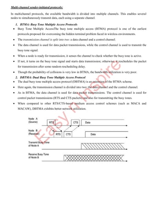 Wireless Sensor Networks UNIT-3 | PDF
