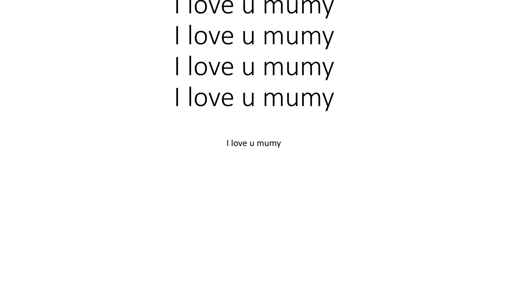 I love u mumy.pptx