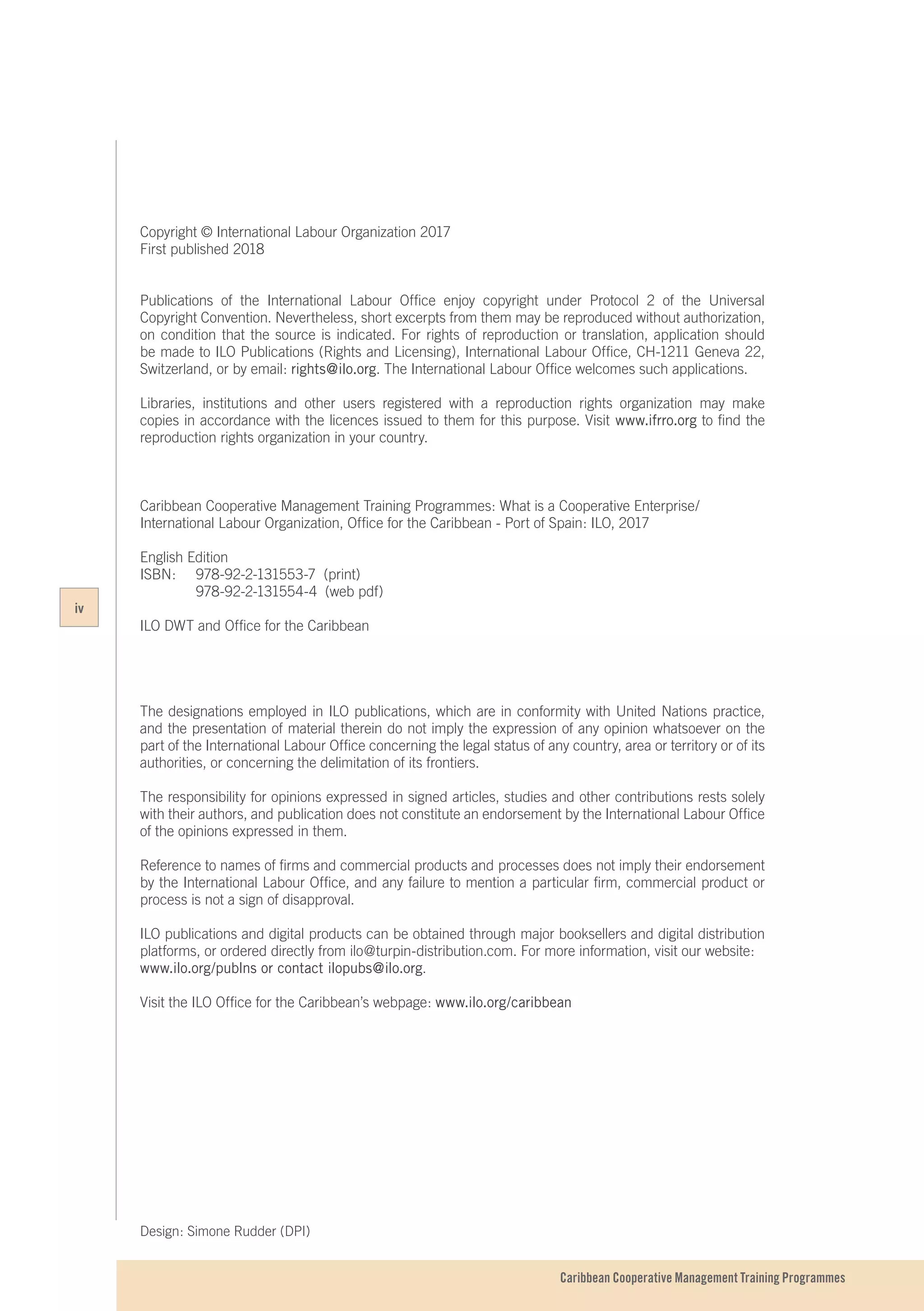 ILO What Is A Cooperative Enterprise | PDF