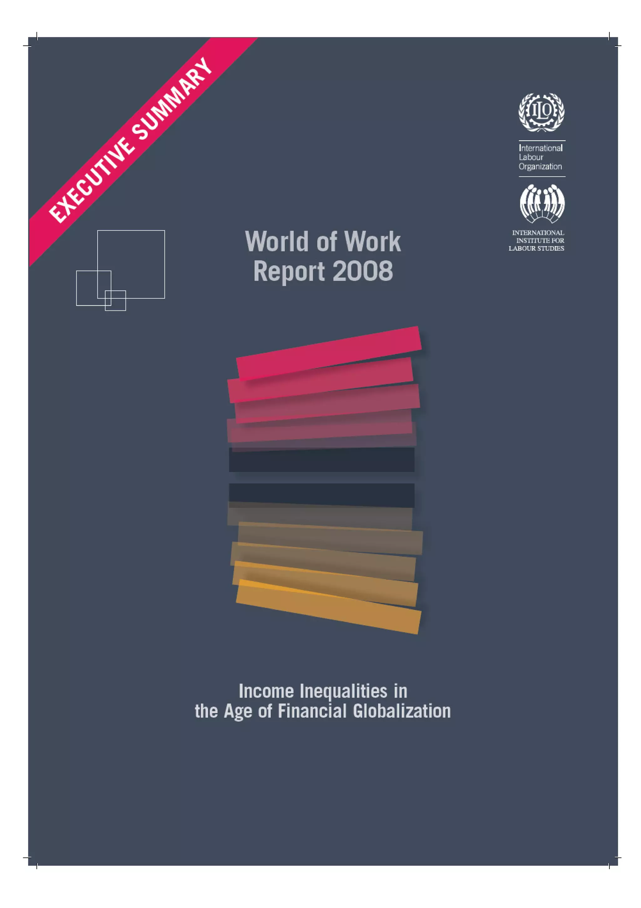 Ilo World Of Work Report 2008 | PDF