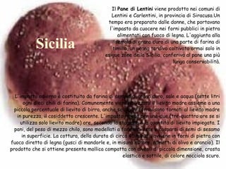 Il pane nelle diverse regioni | PPT