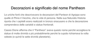 Il pantheon | PPTX