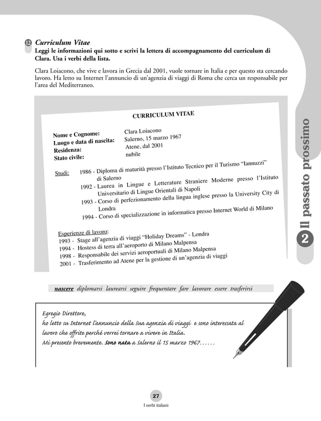 Il passato prossimo | PDF