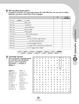 Il passato prossimo | PDF | World Cuisines | Food & Drink