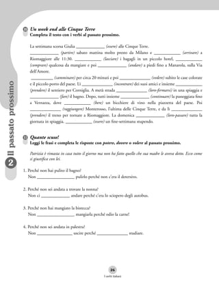 Il passato prossimo | PDF | World Cuisines | Food & Drink