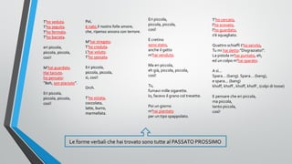 Il passato prossimo | PPT