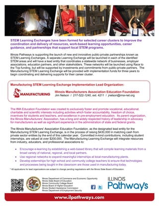 Manufacturing STEM LE Flyer | PDF