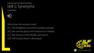 ILP Cikini TOEFL Preparation Session - Day 3 - Skill 2 - Synonyms.pptx