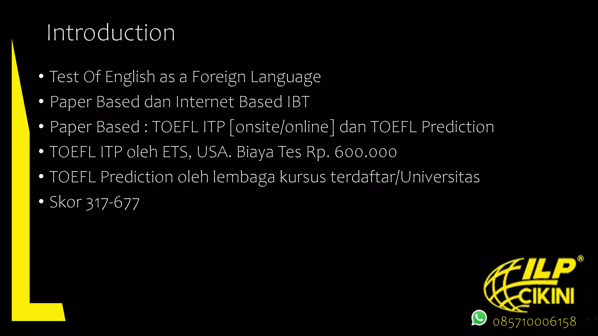 ILP Cikini TOEFL Preparation Session Day 1 intro Word Formation.pptx